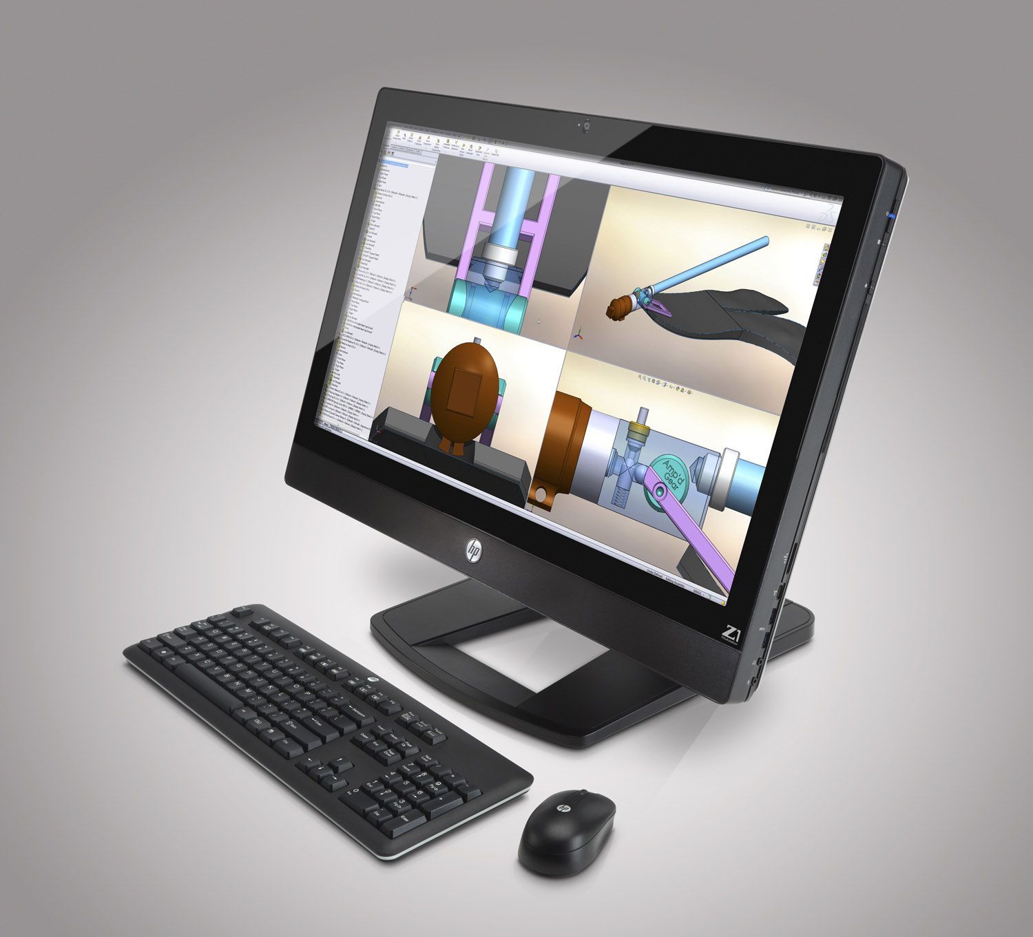 HP Z1, workstation todo en uno