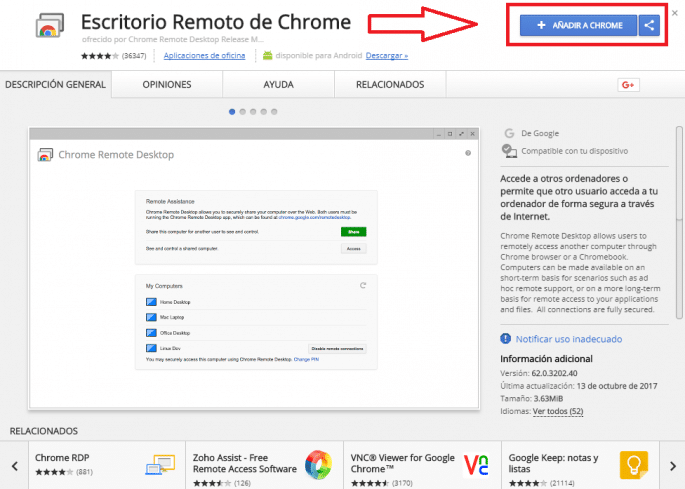 Escritorio remoto google, tutorial explicado paso a paso