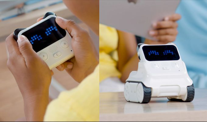 Codey Rocky, un robot que enseña programación a los niños.