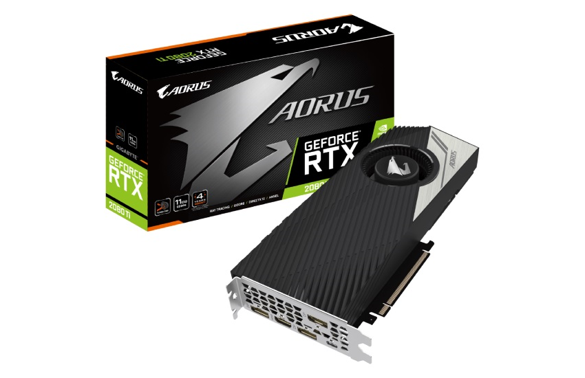 Gigabyte Aorus Turbo RTX 2080 Ti, características y especificaciones