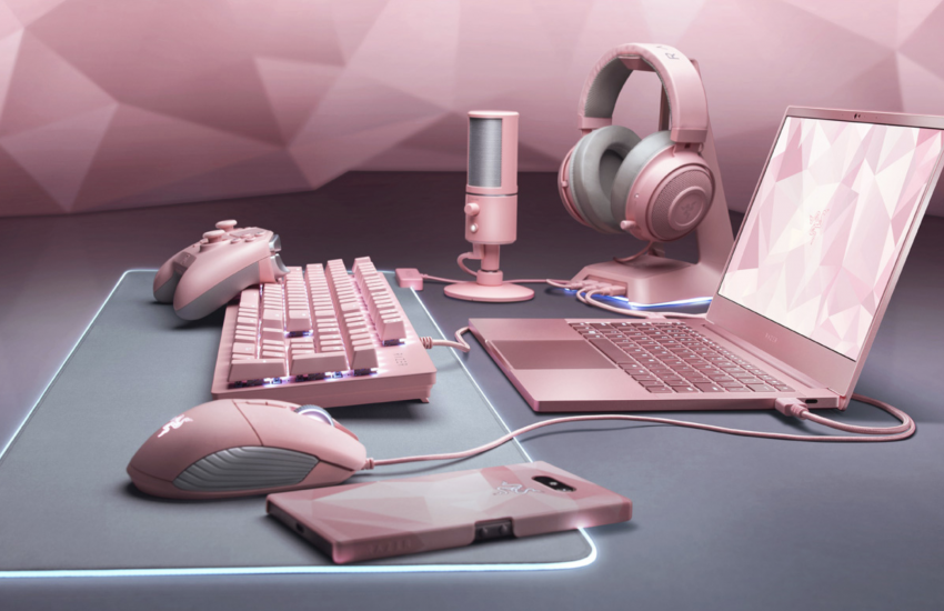 Razer Quartz, la nueva línea de periféricos de color rosa de Razer