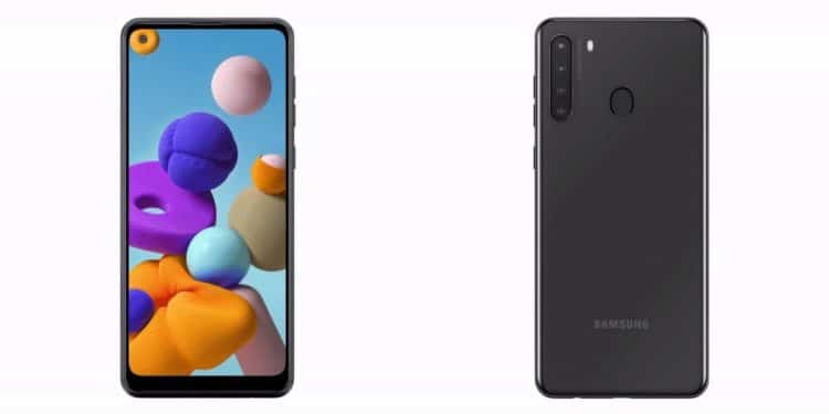 Galaxy A21, caracteristicas filtradas, renders, lanzamiento